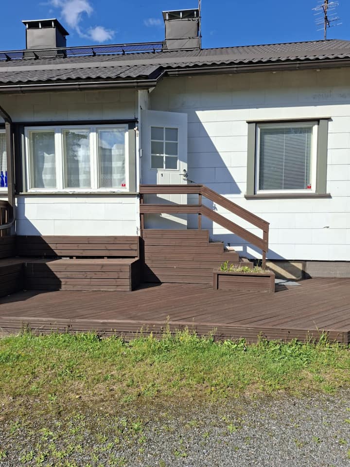 Rivitalo Päätyhuoneisto  (Saunallinen) - Pori