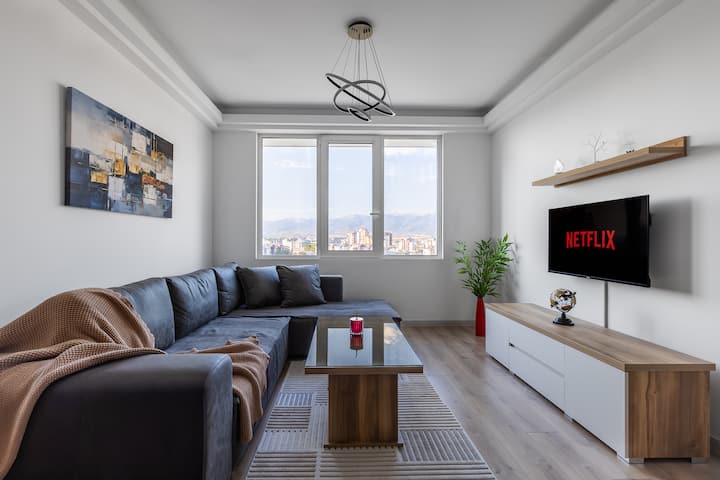 Cevahir Sky City 2br Family Apt, Fitness & Spa, - 스코페