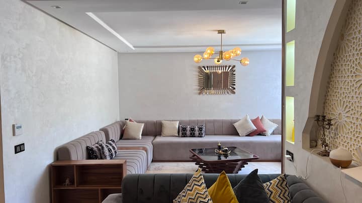 New Luxury 2br 3bath Wifi 200mo/ac/balcony/garage - Rabat