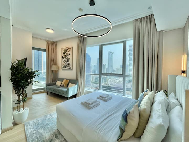 Stylish Marina-view Studio | Bay Central, Marina - Dubai Marina