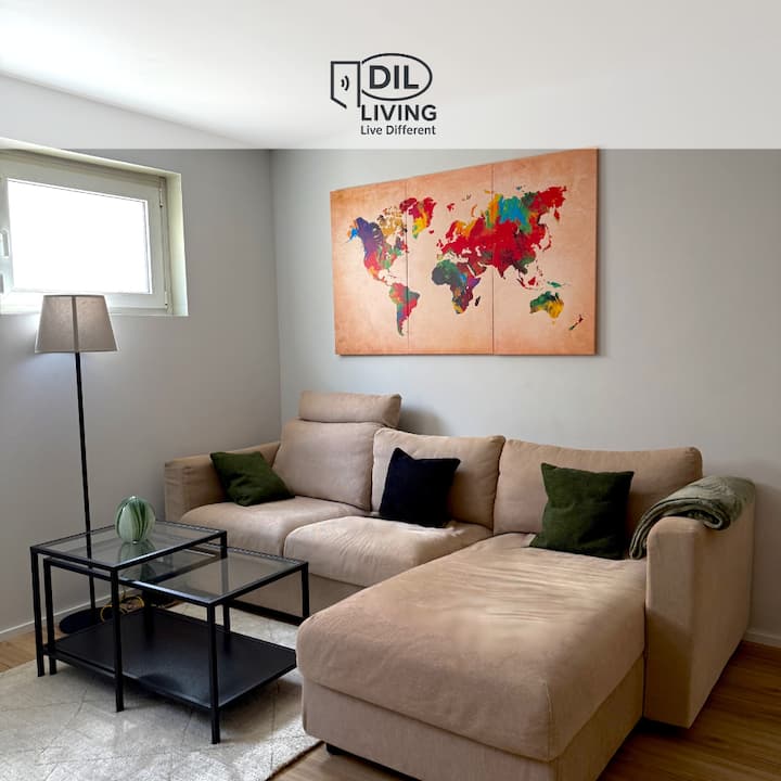 2-zimmer • Zentral • Modern • Self Check-in - Bad Nauheim