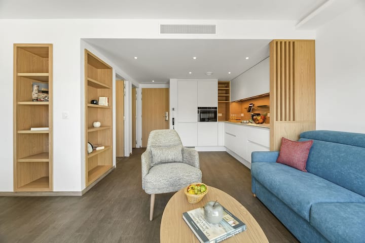 T2 Moderne Avec Terrasse, Vue Jardin - Proche Mer - 