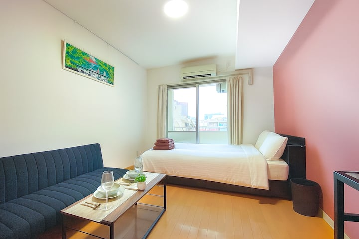 西新宿駅徒歩4分/602グランエクリュ西新宿ⅱ/最大3名 - Shibuya