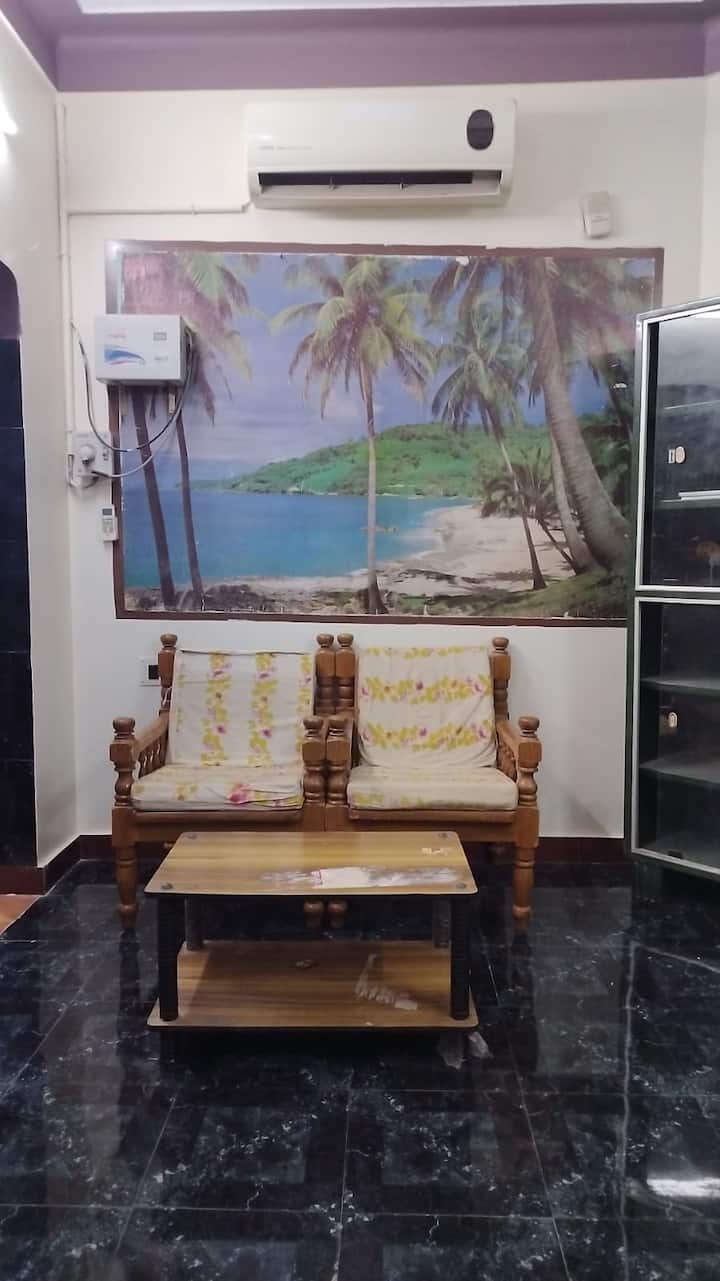 2 Bedroom House With Ac And Car Park - Madurai