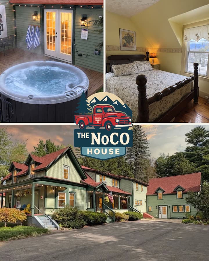 Sleeps 20/in Village/10 Bathroom/hot Tub - 노스 콘웨이