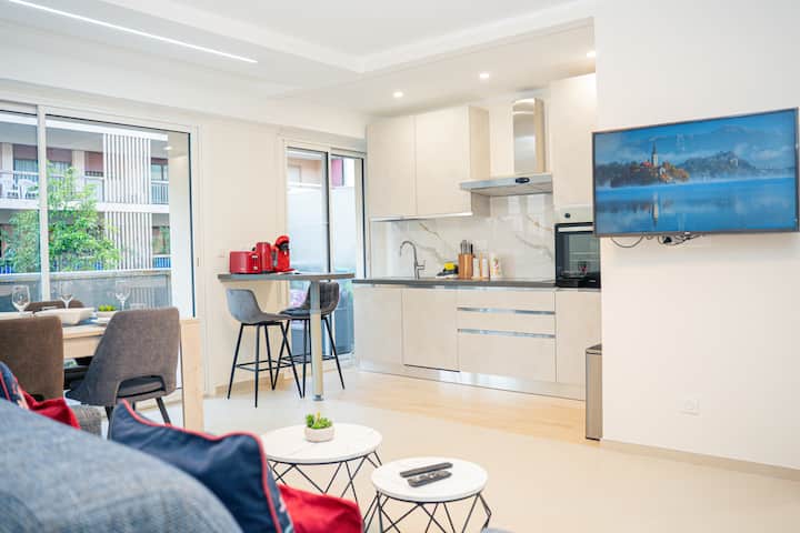 Sublime 2p - 10mn Des Plages - Clim - Garage - Juan-les-Pins