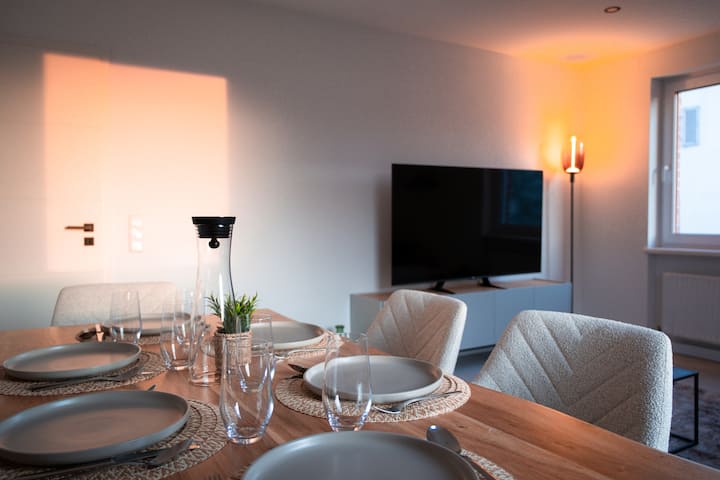 Lightview Apartments: Innenstadt | Parken | Küche - Heilbronn