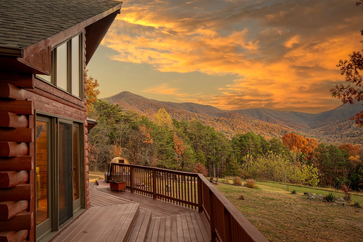 Luxury Shenandoah Cabin w/ Views + Hot Tub + Sauna - Cabins for Rent in ...