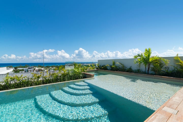 Well Located | Terrace, Pool & Coworking | Casago - Playa del Carmen