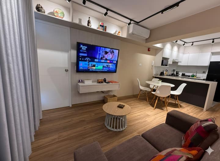 2br Estreno — Terraza + A/c, King, Miraflores - Pérou