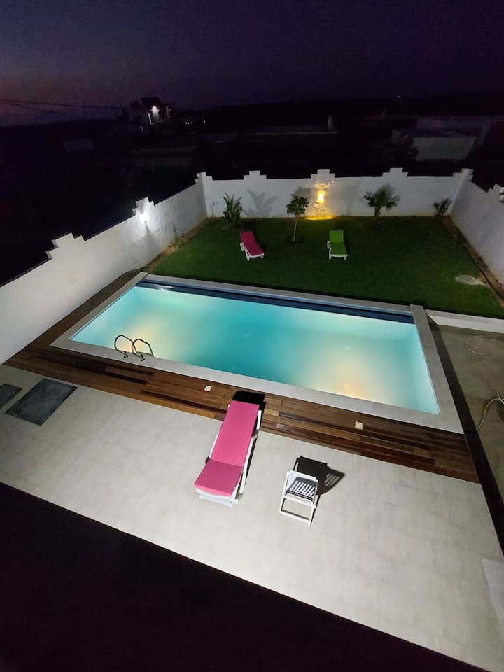 A Rtiba Villa Piscine Sans Vis-à-vis - Korbous