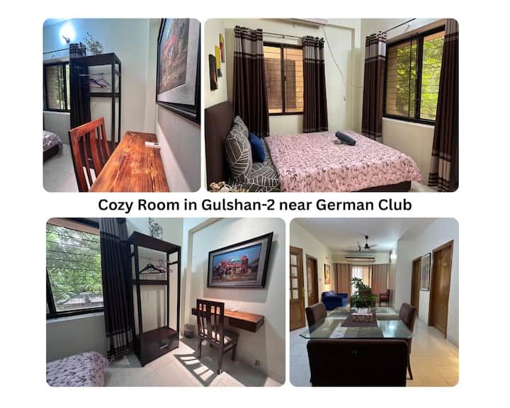 Cozy Room In Gulshan-2 Near German Club - Dhaka