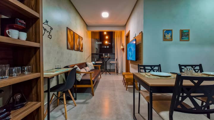 Apê No Centro Próx. Escarpas C Ar Cond E Enxoval - Capitólio