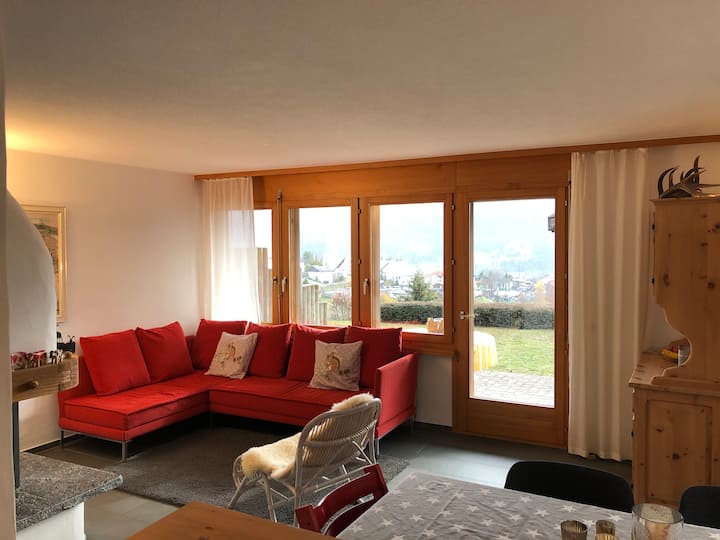 Wunderschöne Panorama-wohnung - Laax