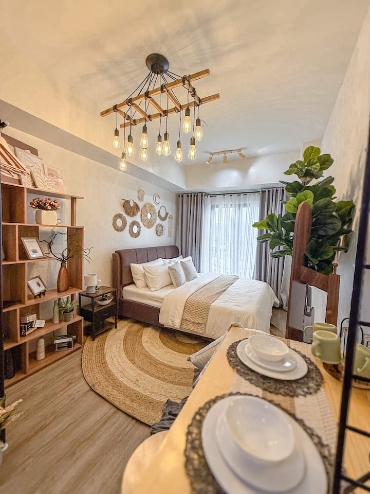 Cozy King Studio + Pool Near It Park Cebu - Cebu City