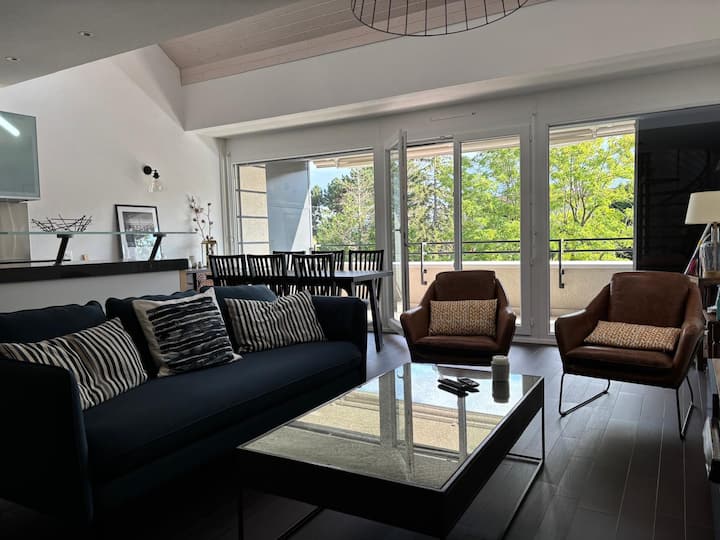 10 Min Lake Furbished Appartment - Nyon