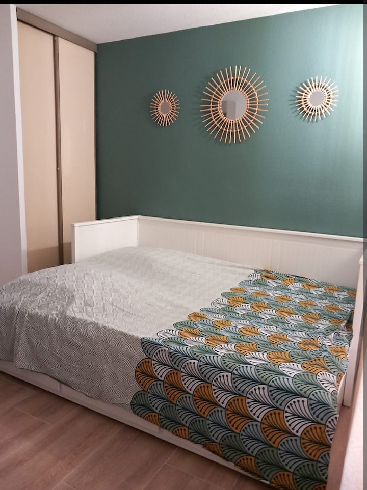 Studio Mimosa-800m De La Plage-parking Privé-rdc - Bormes-les-Mimosas