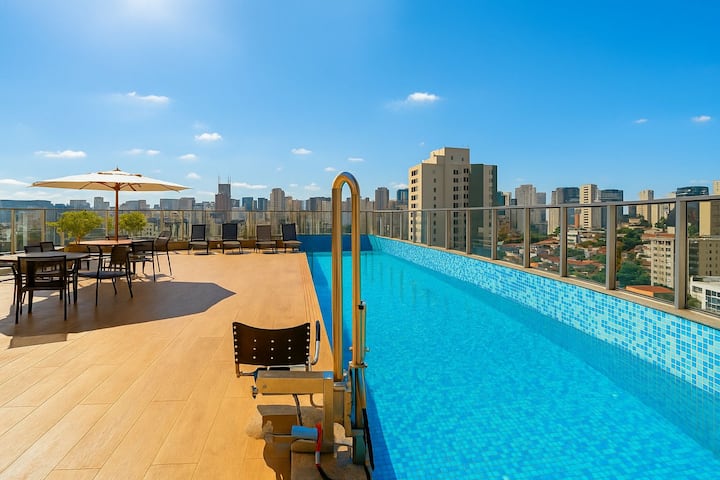 Magnífico Apto Com Piscina E Academia - São Paulo