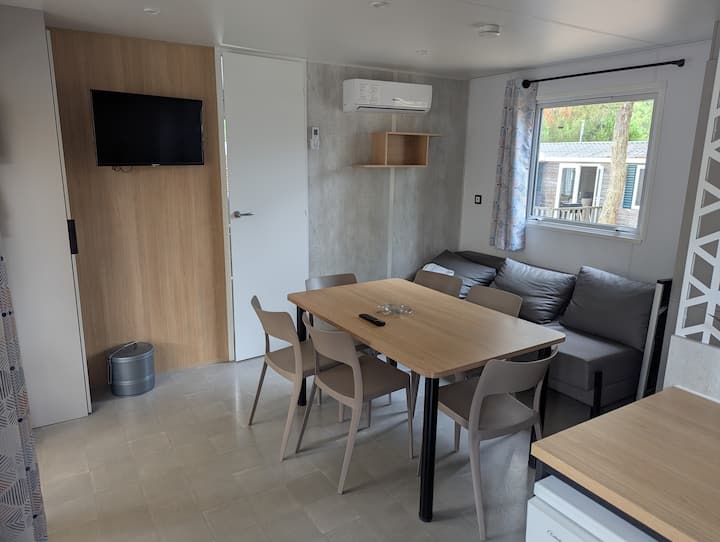 Mobil Home 3 Chambres 2 Sdb 2 Wc Pour 6 Personnes - Vendays-Montalivet