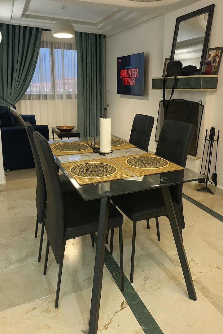 Studio Sunny & Chic Avec Piscine Balcon Et Parking - Marrakesh