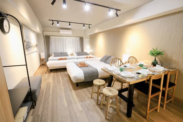 Tokyo｜shinjuku10min｜430ft²｜6ppl｜3dbeds｜fastwifi｜ev - Shinjuku Station