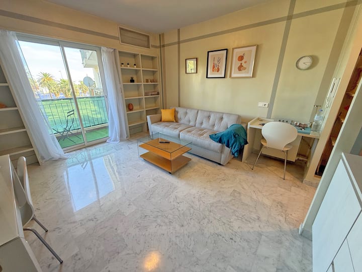 Appartement Proche Mer - Terrasse & Clim - Nice
