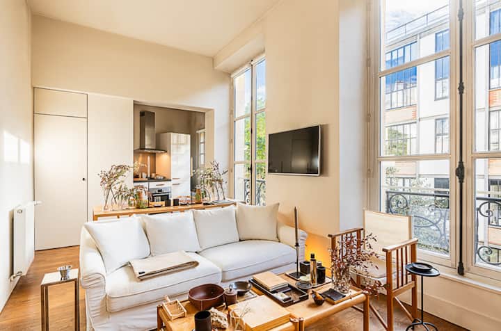 Appartement D’exception Marais 75003 Avec Jardin - Paryż