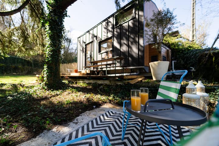 Tiny House Dans Un Cadre De Verdure Protégé - Annecy