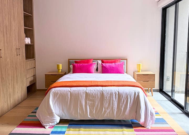 Vibrante Departamento En La Roma Norte - Mexico City