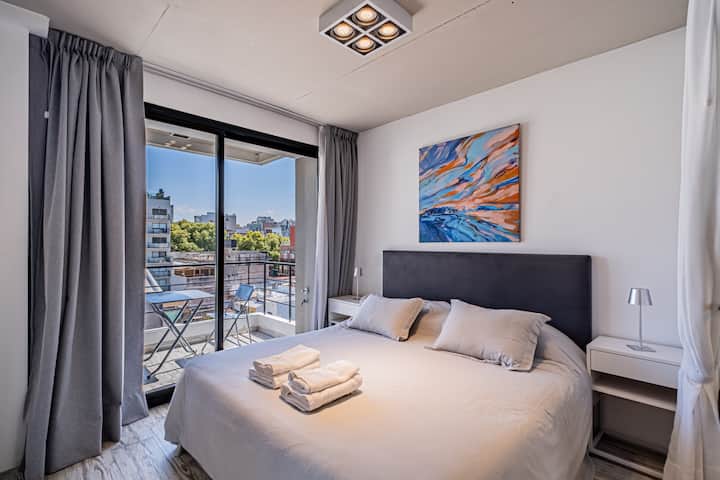 Palermo: Premium Studio Pileta, Terraza, Balcón. - Aéroport Jorge-Newbery de Buenos Aires (AEP)