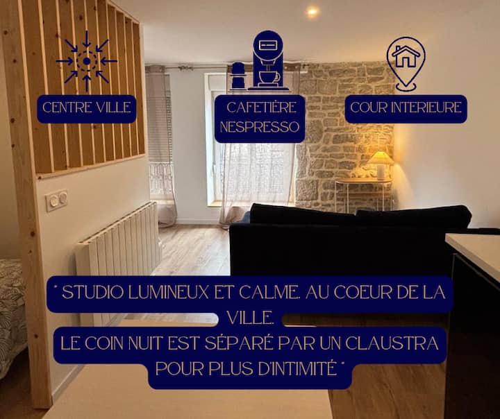 Studio éLégant Et Paisible En Plein Centre-ville - Poligny