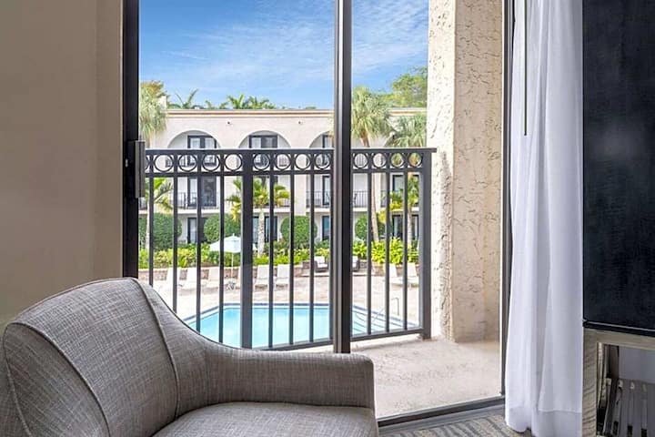 Wellness Room | Wyndham Boca | Pool View | 2 Units - Boca Raton, FL