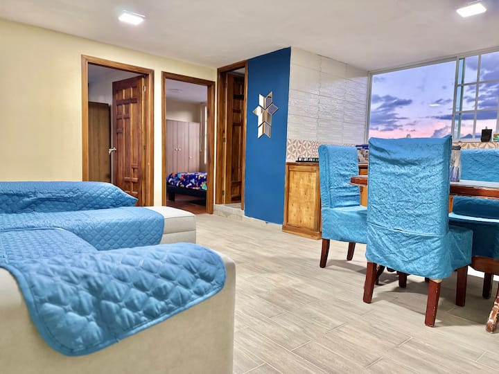 Mini Depto.| Cocina Full + Terraza + Wifi +Parking - Quito