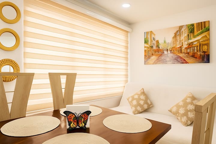 Apt+hot Water+wifi+breakfast+tv+laundry @Medellín - 메데인