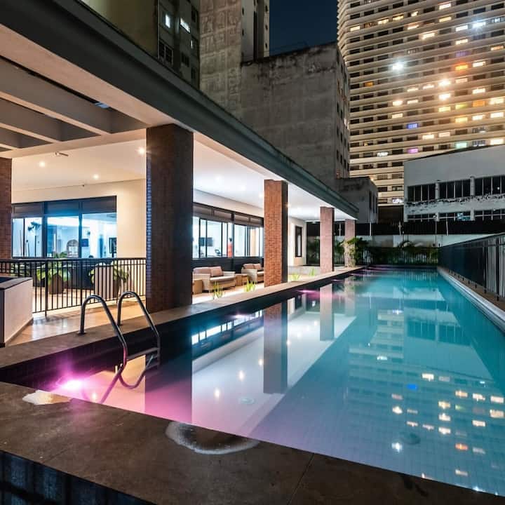 Apto Com Piscina + Hidro No Centro De Sp - São Paulo