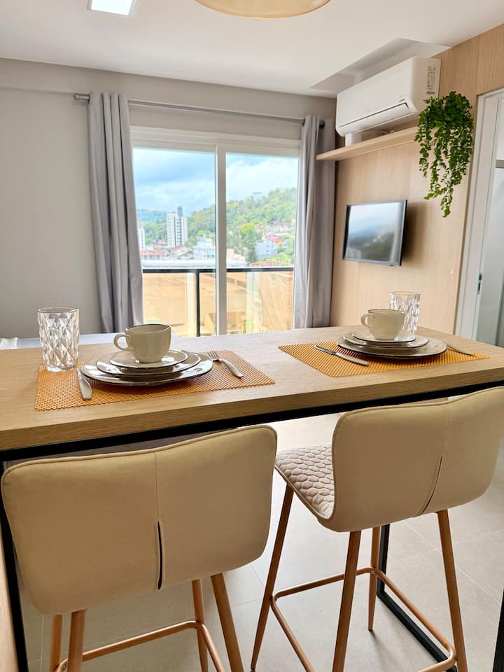 Loft Novo 400 Metros Da Oktoberfest Com 2garagem. - Blumenau