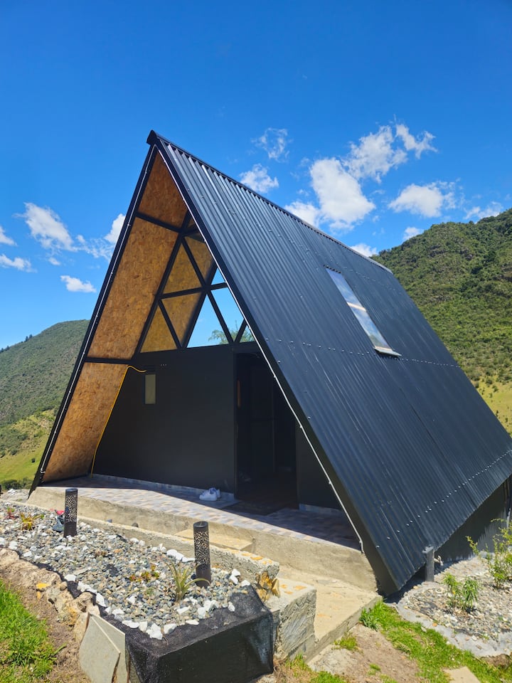 Glamping A-frame, Jacuzzi Fogata Vistas, La Calera - La Calera, Colombia
