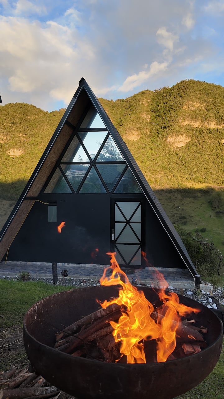 “A-frame Con Jacuzzi, 2 Pisos Vista A La Montaña” - La Calera, Colombia