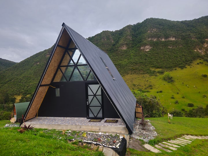 Raices House Glamping A, Vistas-chimenea, Jacuzzi - La Calera