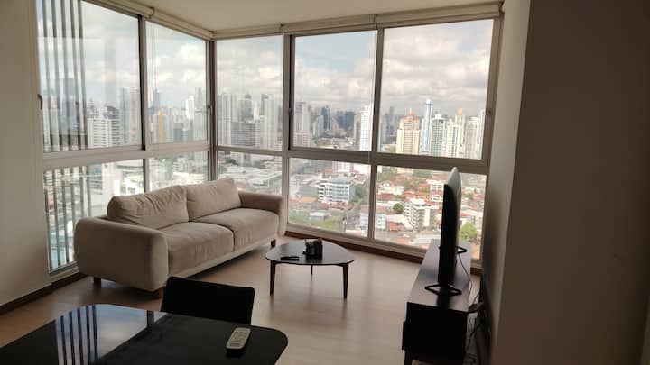 Coco Del Mar Hermoso Apartamento Piso Alto - Panama