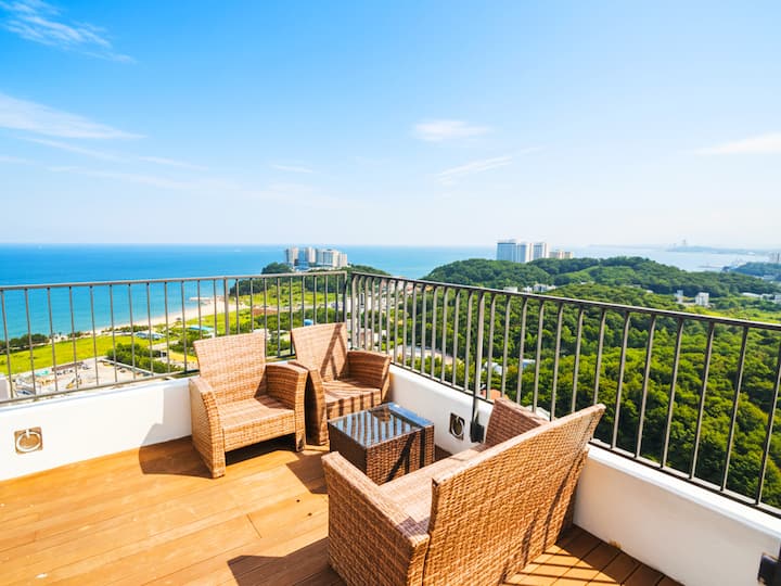 2.7 해돋이 오션뷰 · 해변도보7분 감성숙소 | 블루테라 펜트하우스Vvip R2 - Sokcho-si