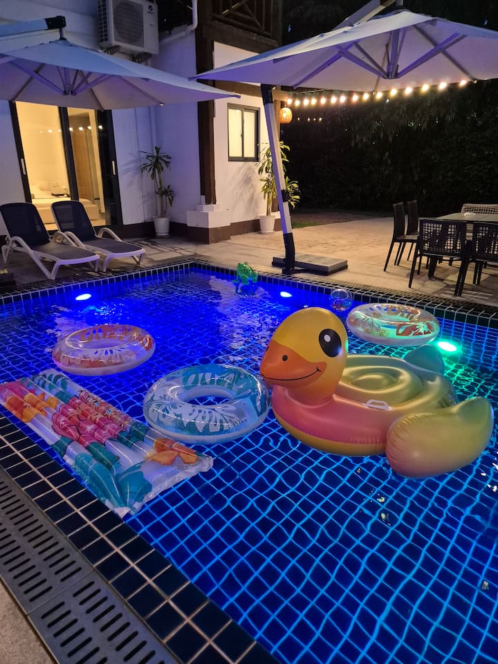 River View Bisrama Pool Villa 비포썬셋풀빌라 - Vientiane