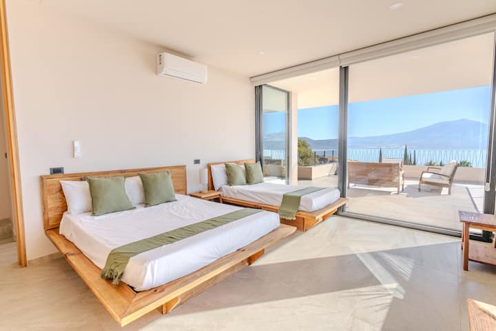 Peaceful Raquet Club Retreat Overlooking Lake - Ajijic