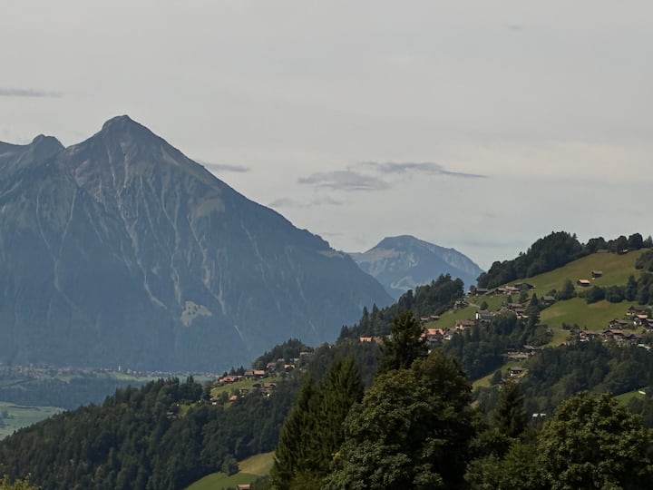 Wohnung In Chalet Mit Balkon, Aussicht Berge, See - Beatenberg