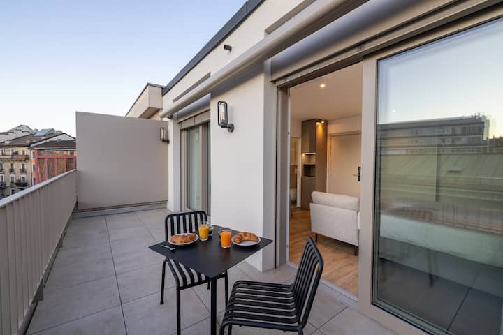 Terrasse Studio In The Heart Of Geneva - 537000 - Carouge