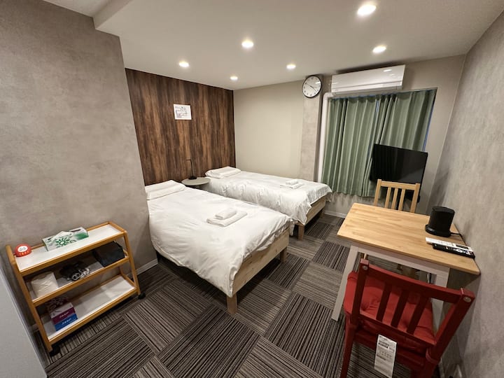 大阪难波公寓22/通天阁/日本橋/天王寺/难波/电车直达机场/ - Japan