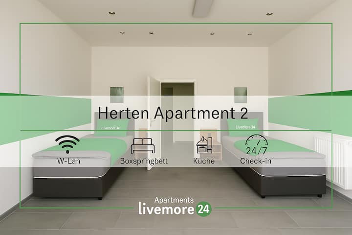 Livemore24 – Wohnung 2 In Herten 24/7 Check-in - Gelsenkirchen