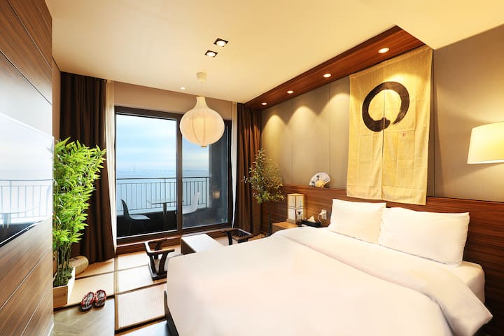 일본 료칸감성_테라스풀오션뷰_인천공항15분_509 - South Korea