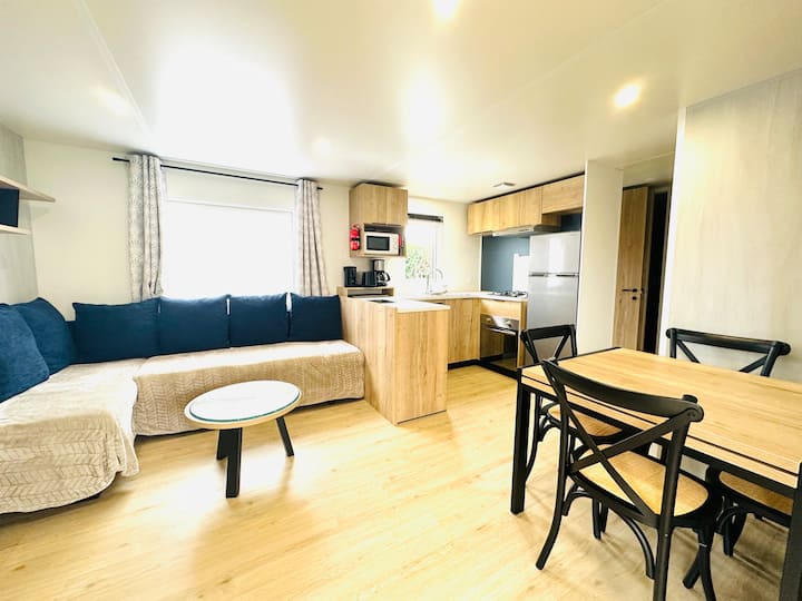 Mobilhome 3 Ch_clim_terrasse Fermée_les Charmettes - Les Mathes