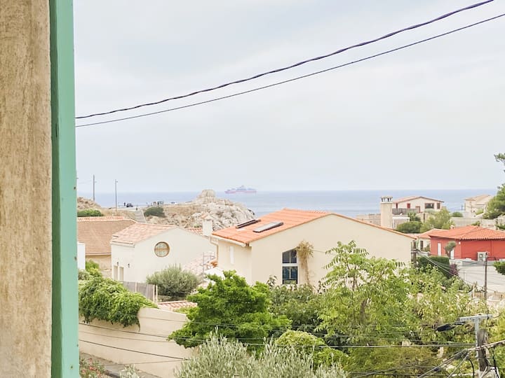 Maisonnette De Charme Vue Mer - Marseille